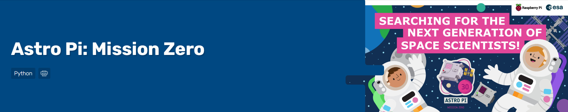 6. RETO FINAL: Código para el concurso | AstroPi Mission Zero - Comenzamos a Programar con ...